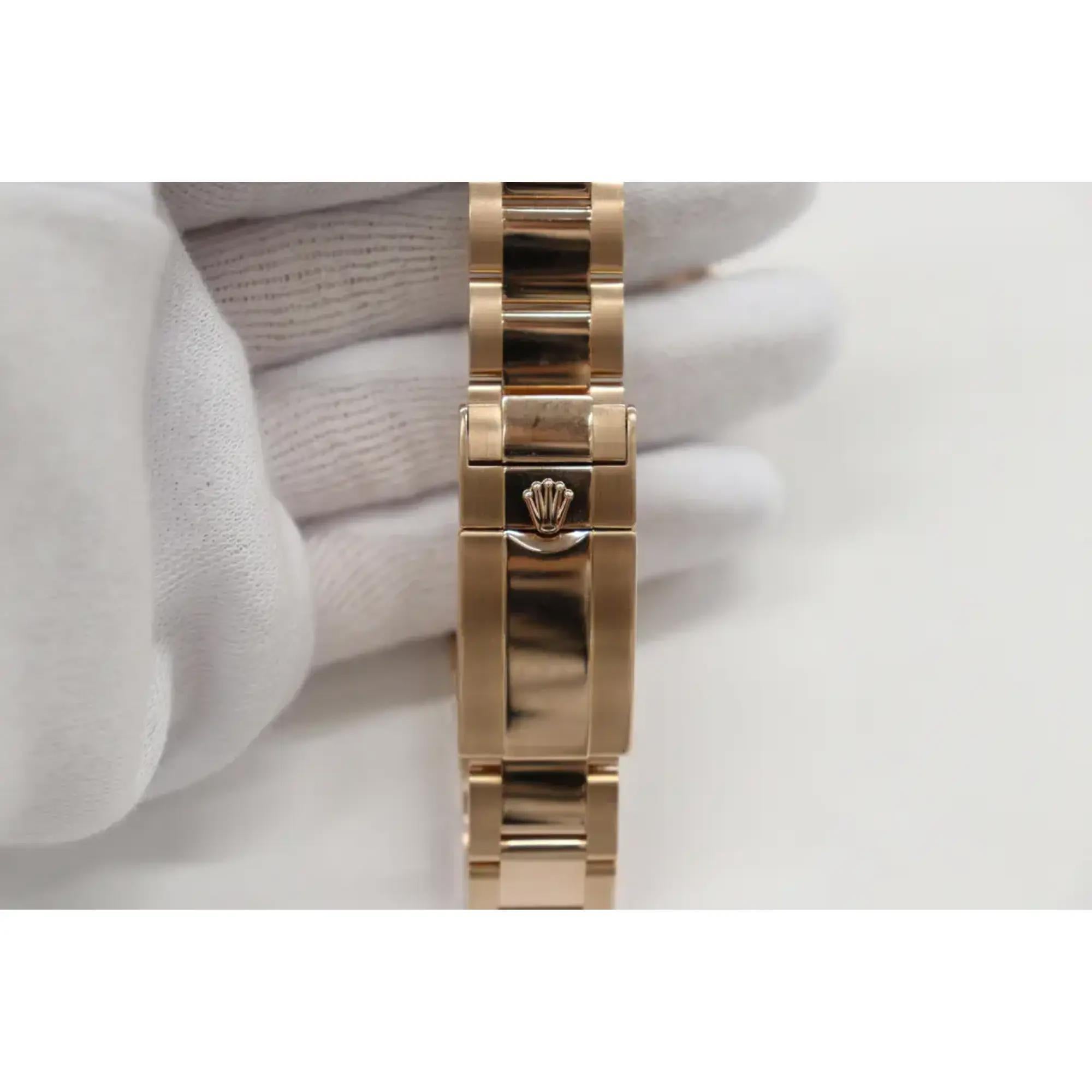 Rolex Cosmograph Daytona 18K Rose Gold Sundust Dial Automatic Mens ...