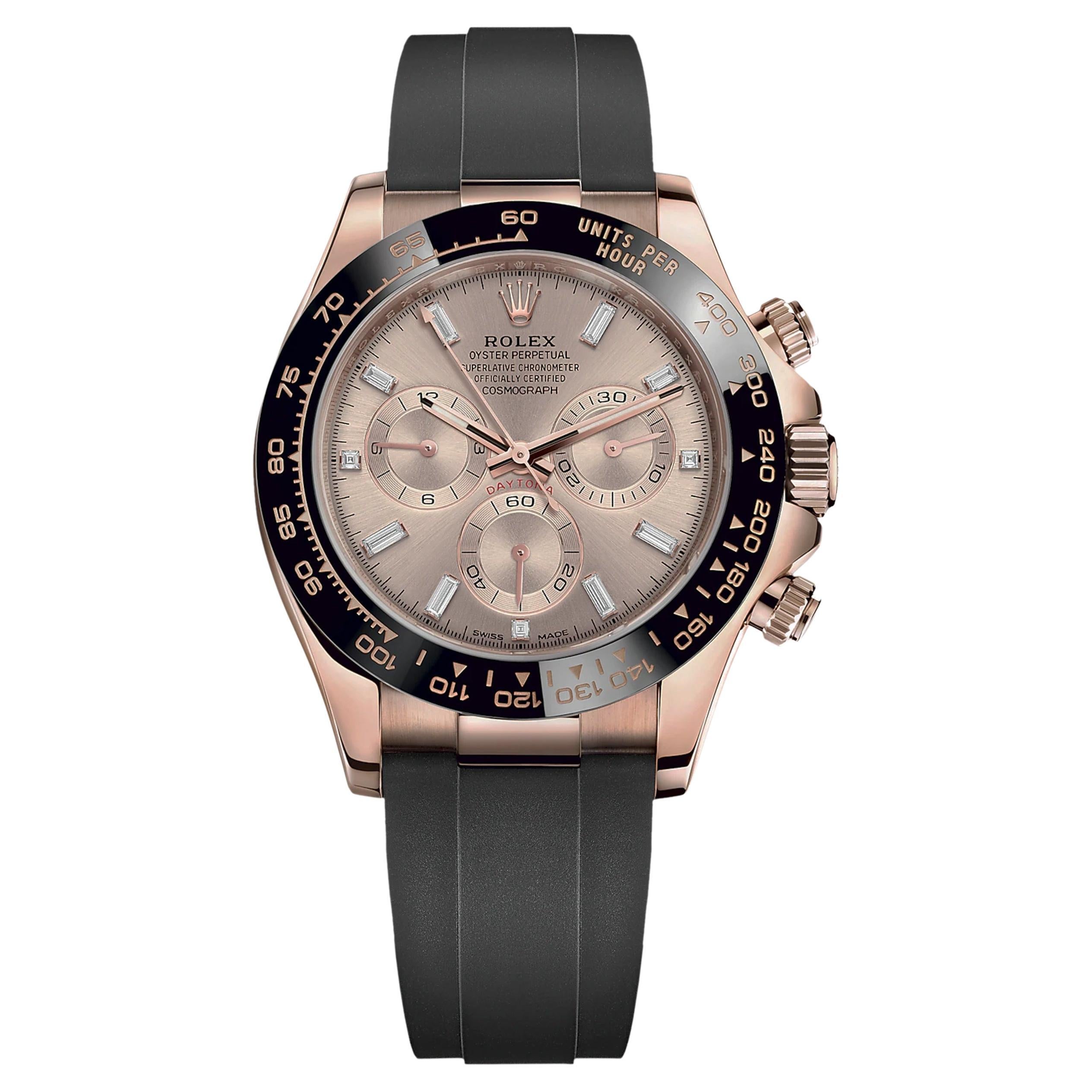 Rolex Cosmograph Daytona 40mm 18K Gold Diamond Sundust Dial Watch ...