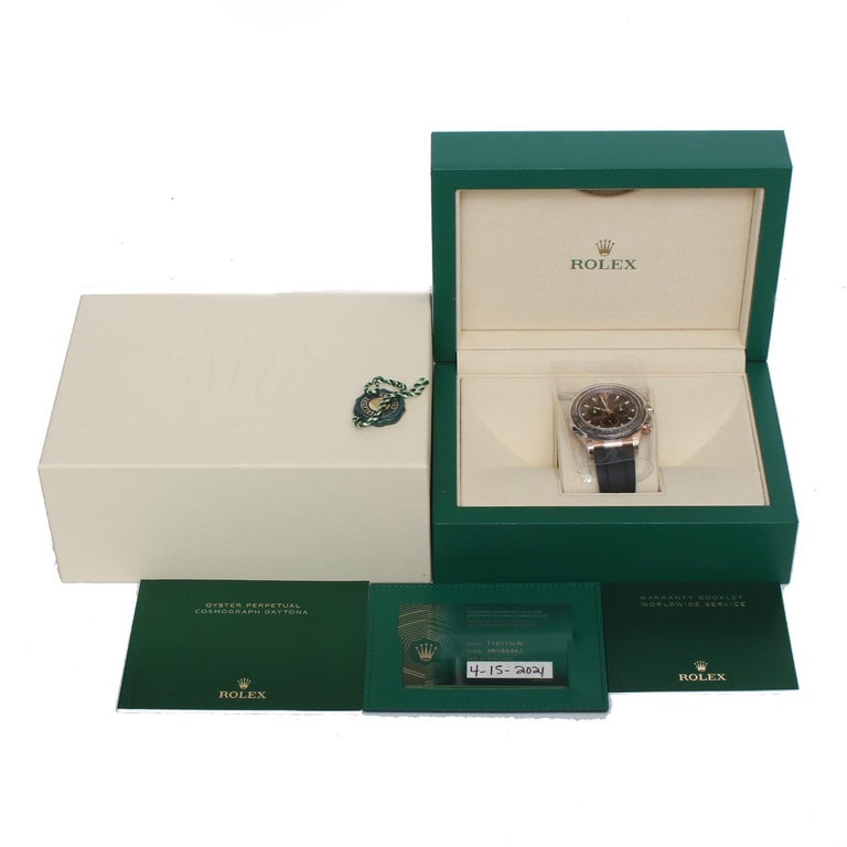 Rolex Cosmograph Daytona Men's Rose Gold Watch 116515 at 1stDibs