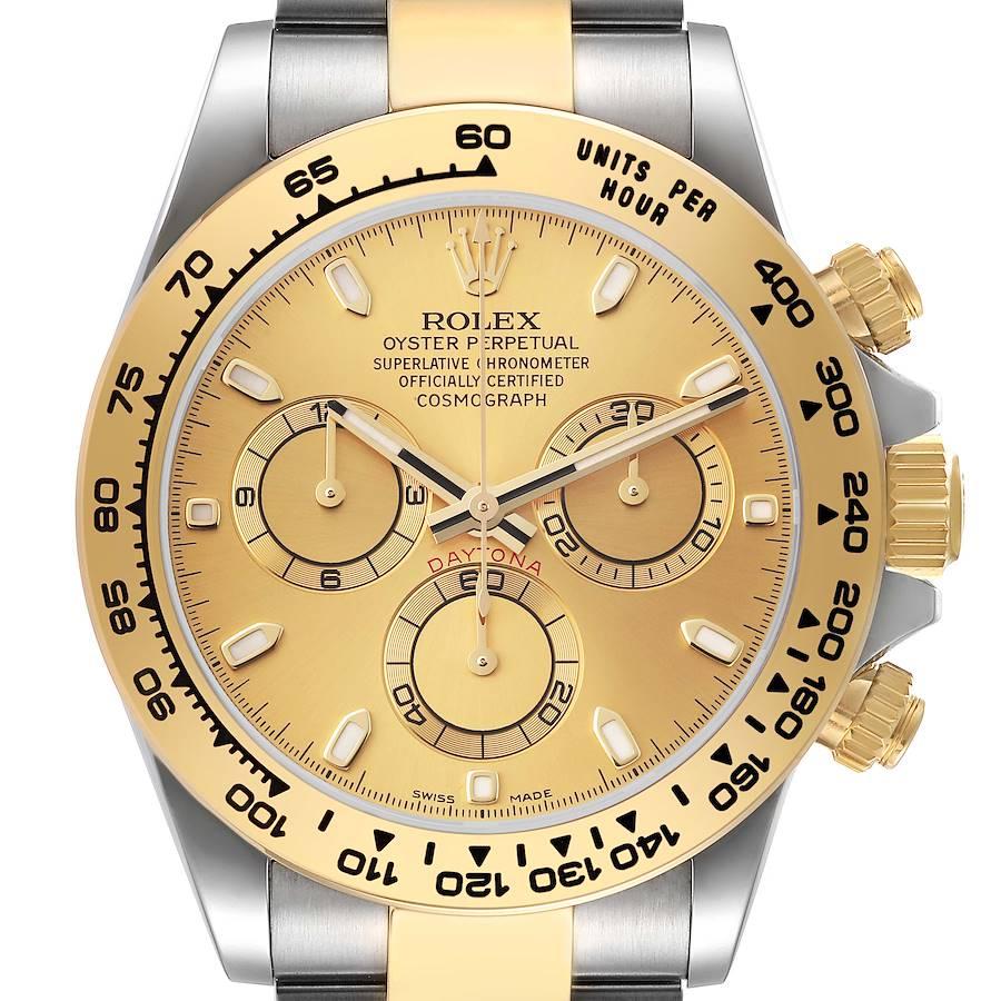 Rolex Cosmograph Daytona Steel Yellow Gold Mens Watch 116503 Box Card ...