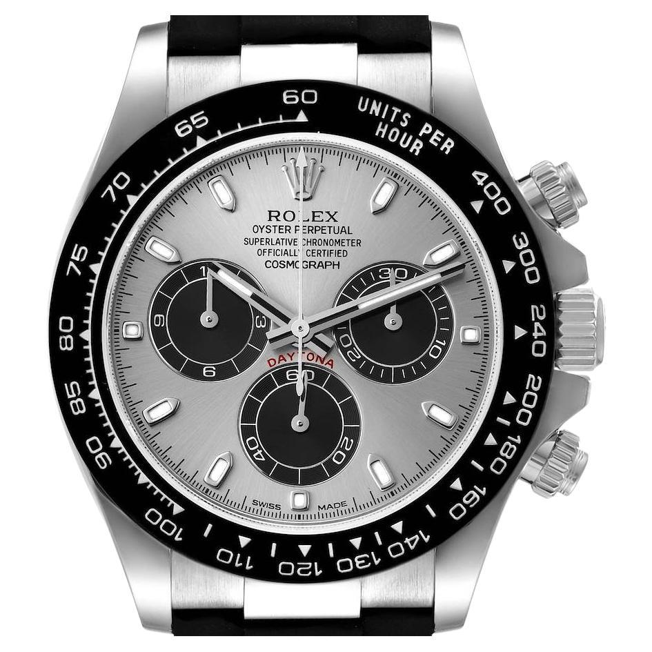 Rolex White Gold Cosmograph Daytona Z Series Black Dial Automatic ...