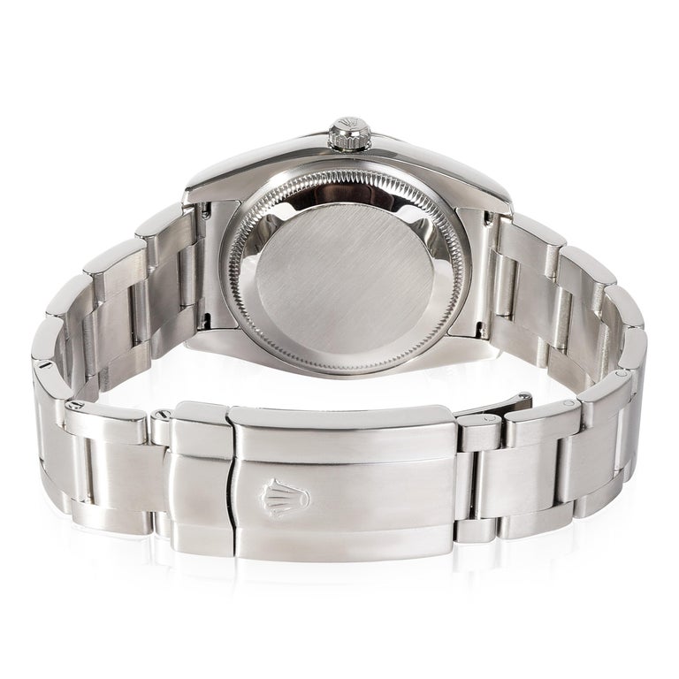 Rolex Date 115234 Unisex Watch in 18kt Stainless Steel/White Gold For ...