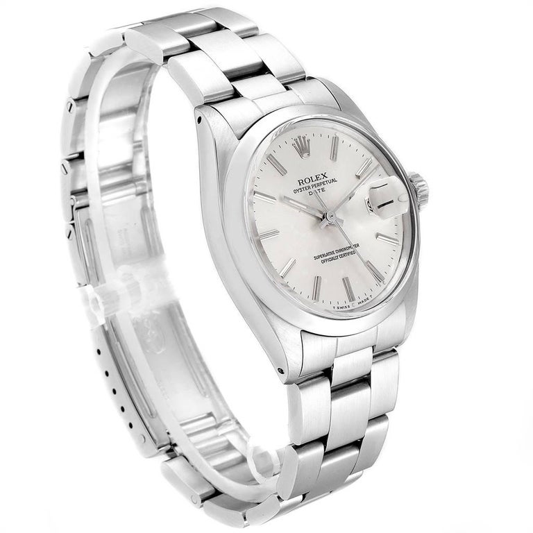 Rolex Date Automatic Stainless Steel Vintage Men’s Watch 1500 For Sale ...