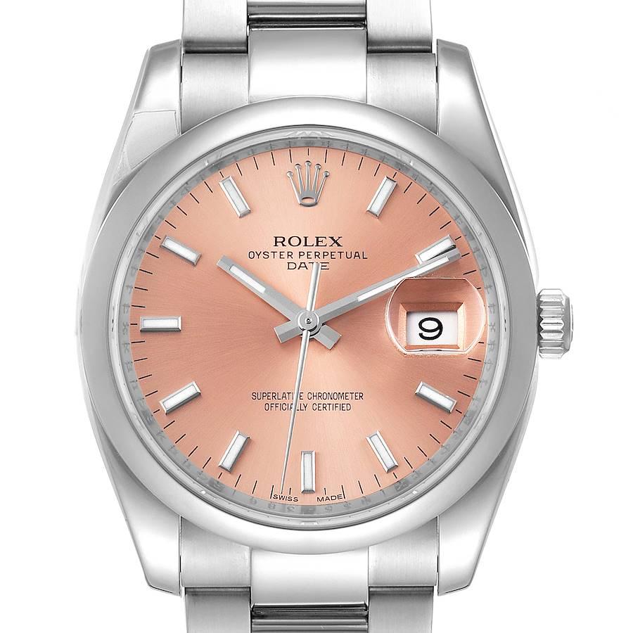 Rolex Oyster Perpetual Salmon Dial Oyster Bracelet Ladies Watch 67230 ...