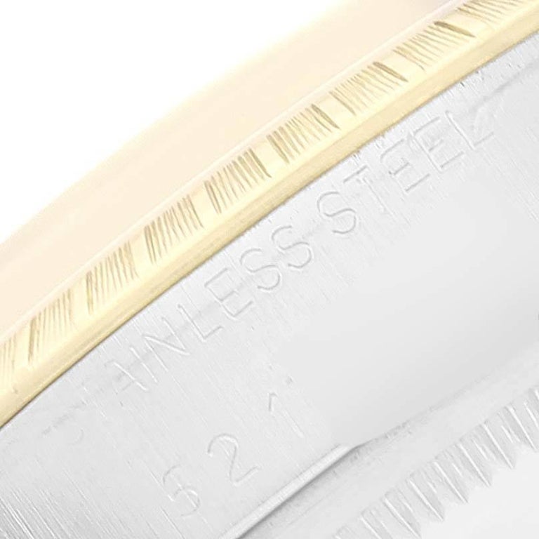 Rolex Date Steel Yellow Gold Oyster Bracelet Vintage Mens Watch 1505 at ...