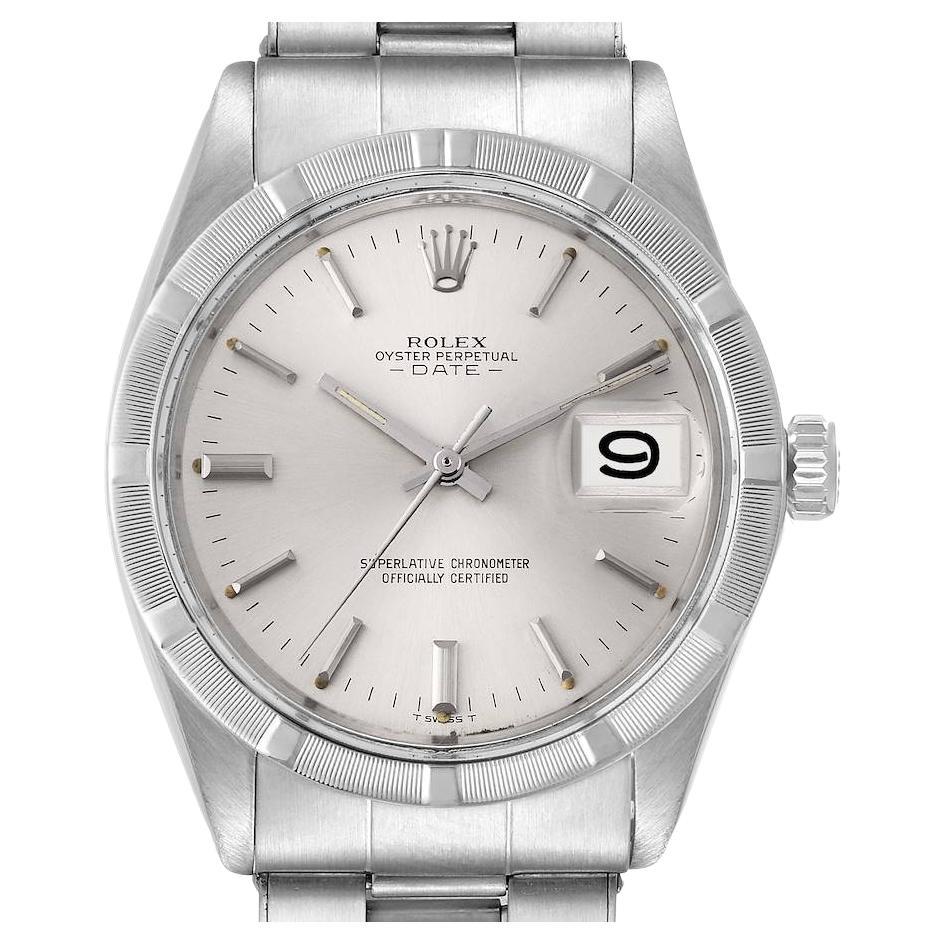 Rolex Date Automatic Stainless Steel Vintage Men's Watch 1500 For Sale ...