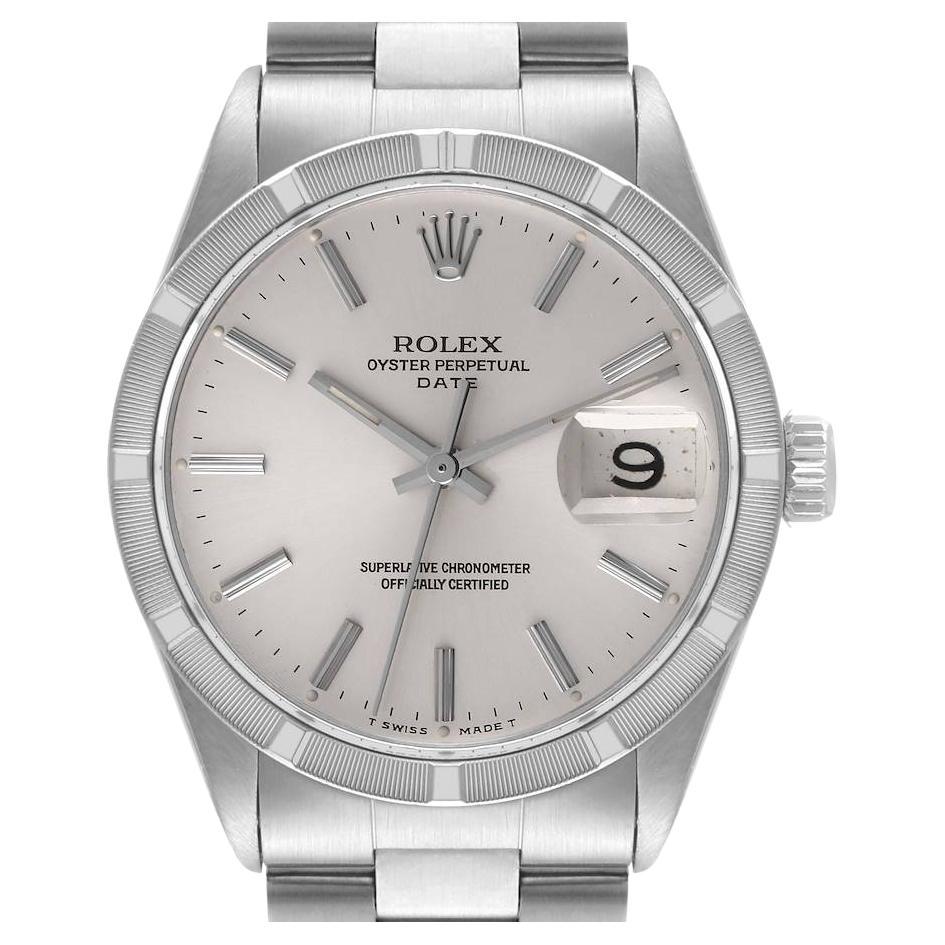 Rolex Date Automatic Stainless Steel Vintage Men’s Watch 1500 For Sale ...