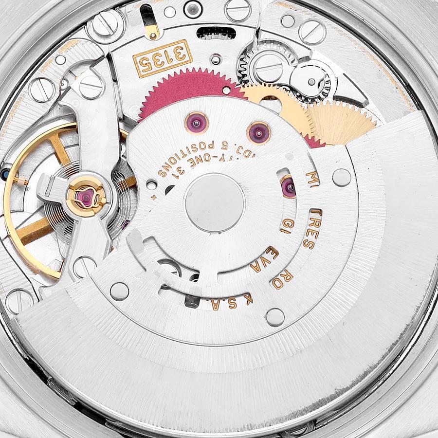 Rolex Date White Dial Engine Turned Bezel Steel Mens Watch 15210 For ...