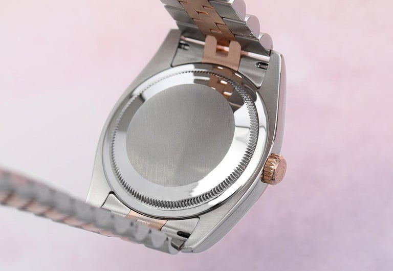 Rolex Datejust 116231 Steel and Rose Gold 36mm Anniversary Pink Diamond ...