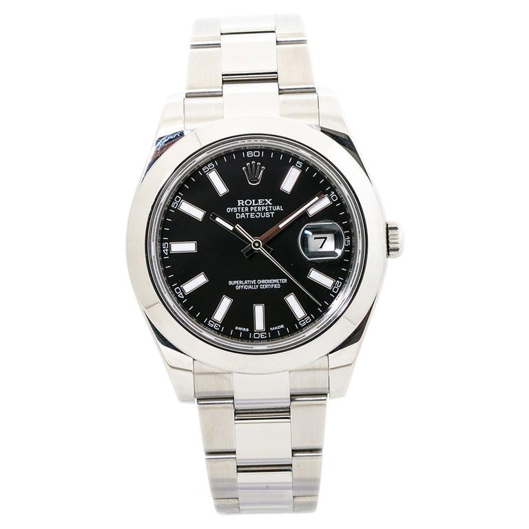 Rolex Datejust 116300 Stainless Steel Smooth Bezel Automatic Watch ...
