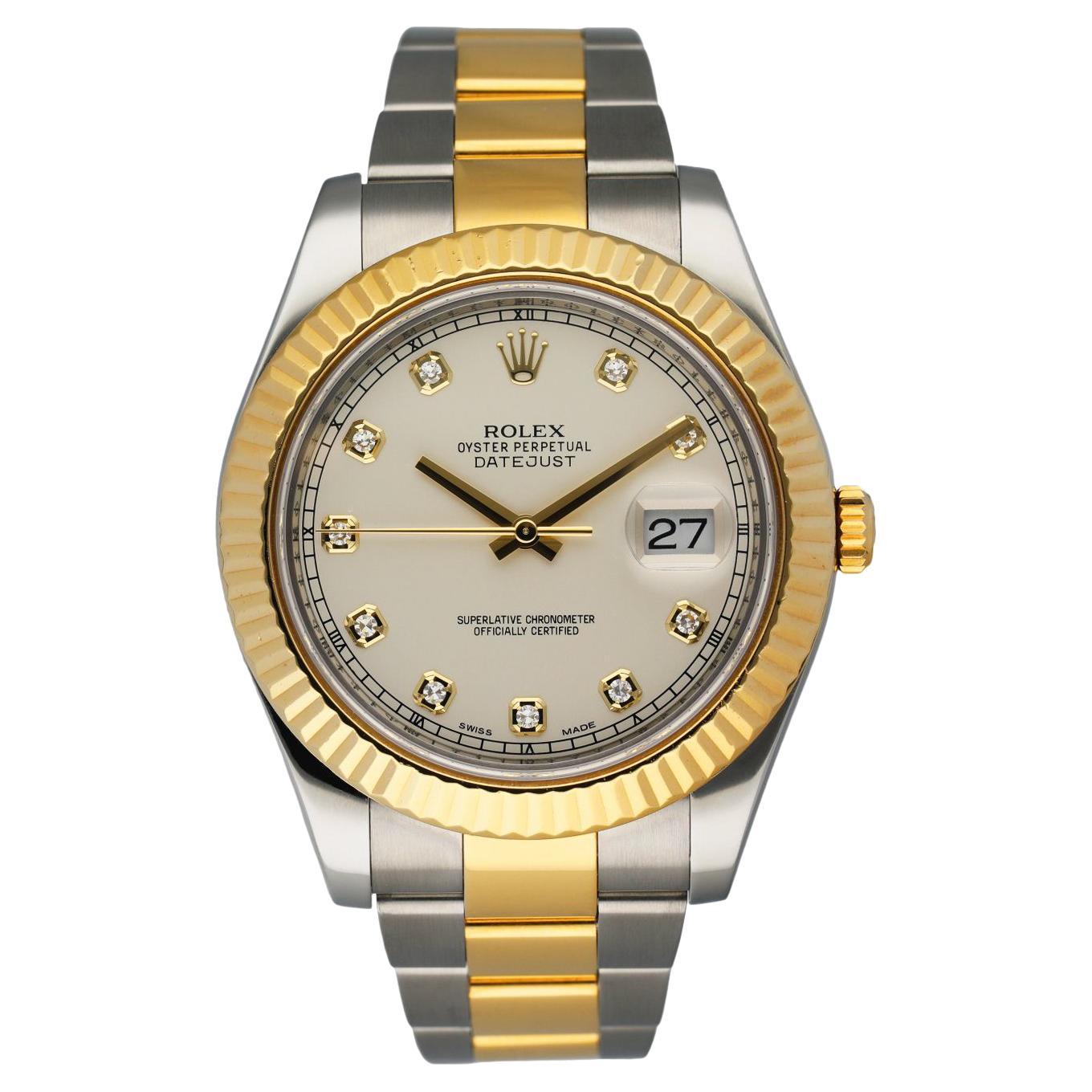 Rolex Modele de Depose 9522 18 Karat Gold Hand-Winding Watch with Box ...