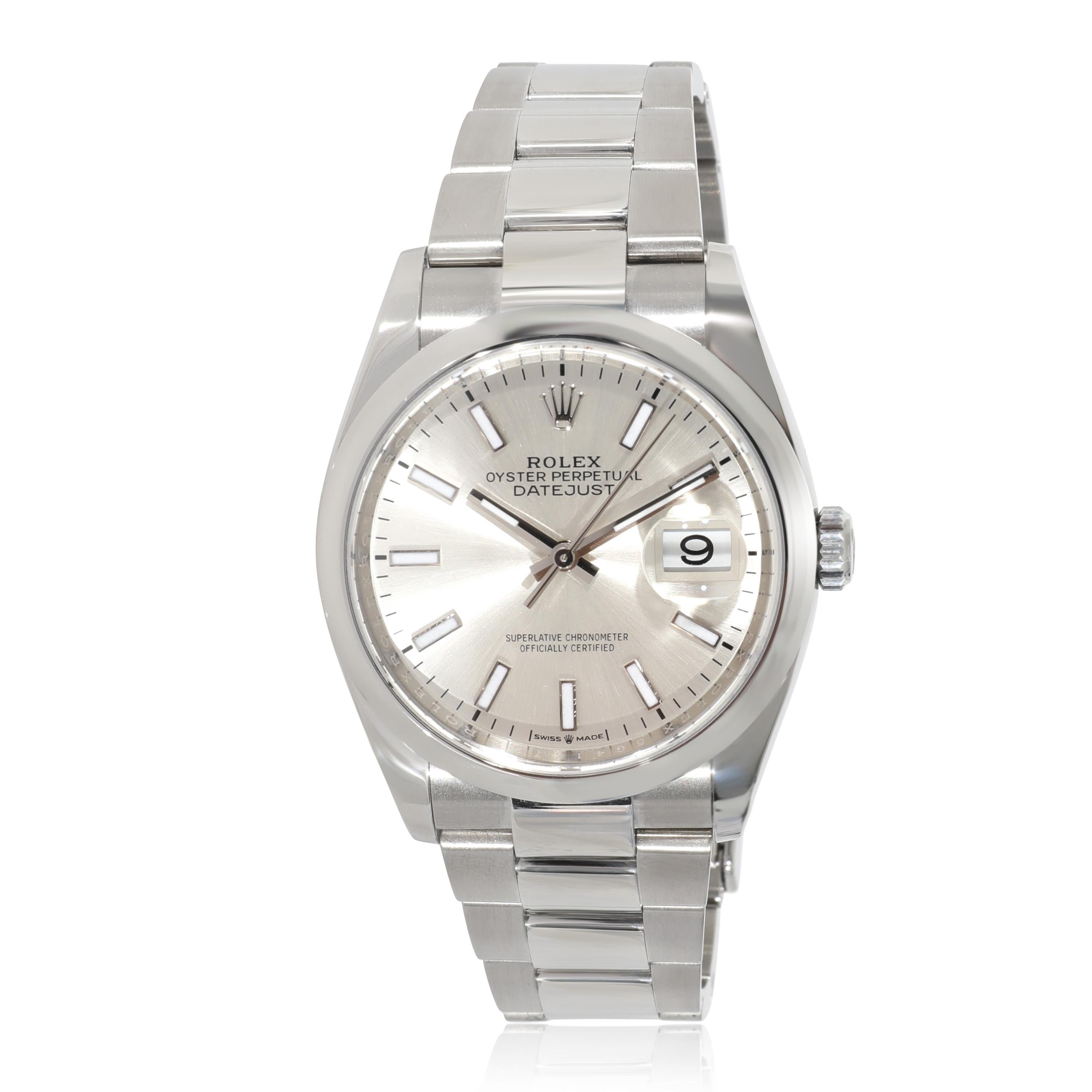 Rolex Datejust 126200 Men's Watch in Stainless Steel For Sale at 1stDibs