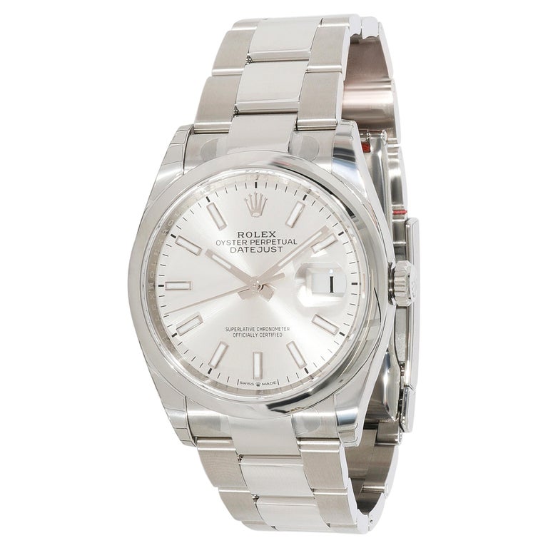 Rolex Datejust 126200 Unisex Watch in Stainless Steel For Sale at 1stDibs