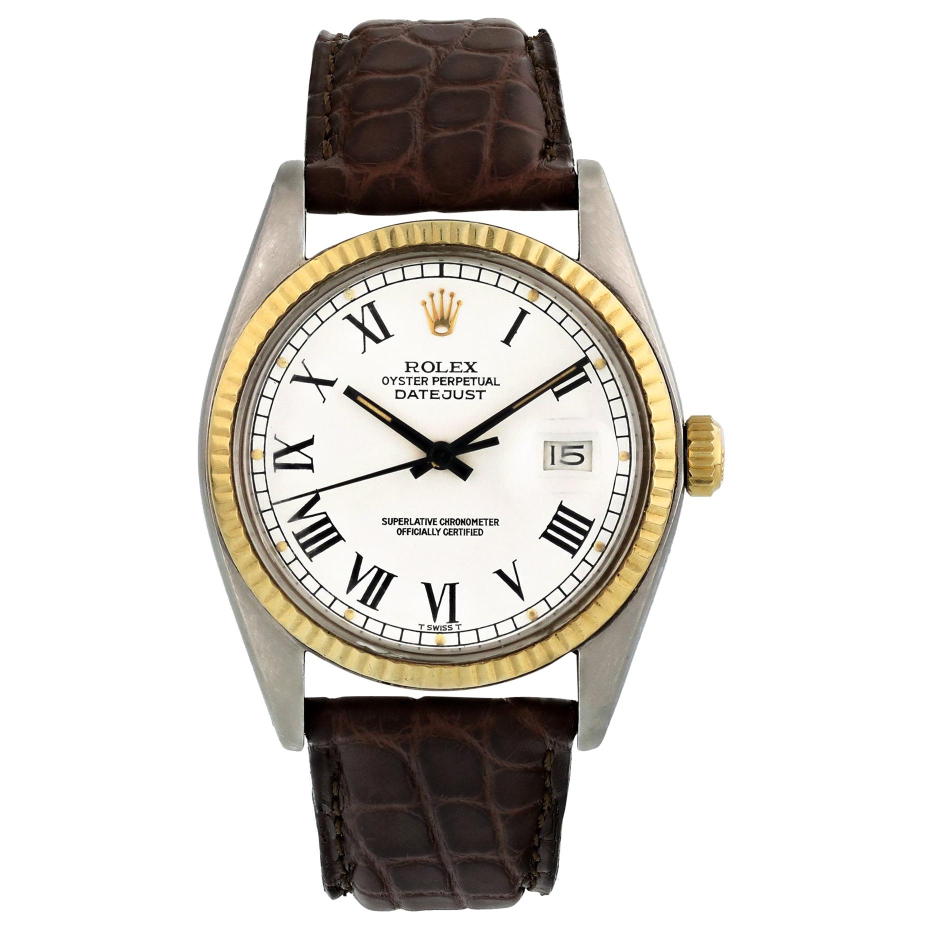 Rolex Datejust 16013 Buckley Dial Men's Watch For Sale at 1stDibs ...