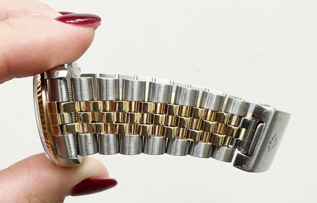 Rolex Datejust 16233 18k Yellow Gold Stainless Steel For Sale at ...