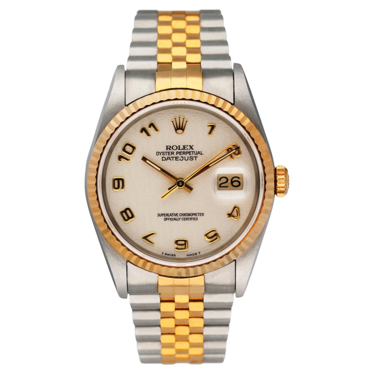 Rolex Datejust 16233 Men's Watch Box Papers at 1stDibs