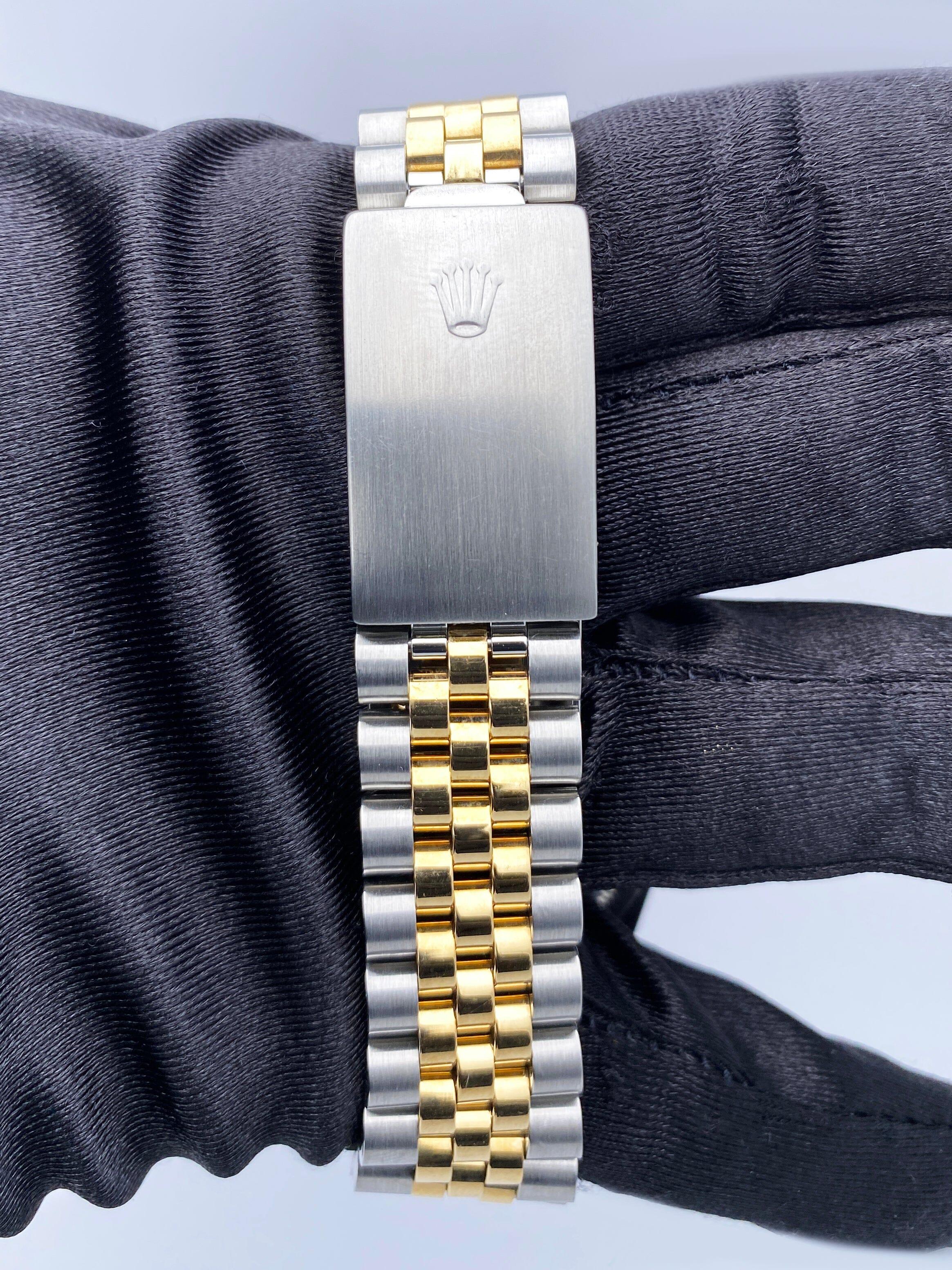 Rolex Datejust 16233 Champagne Dial Mens Watch For Sale at 1stDibs