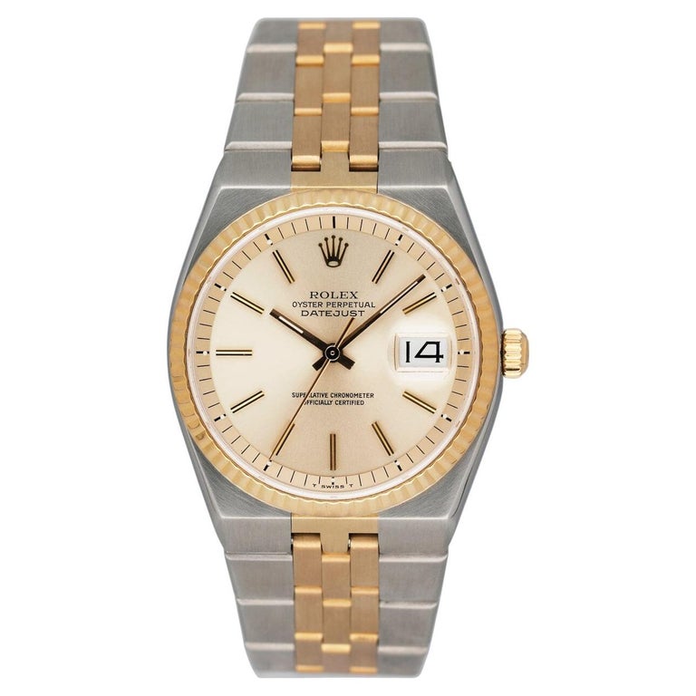 Rolex Datejust 1630 "Rare Bird" Two-Tone 14k Yellow Gold Mens Watch For ...