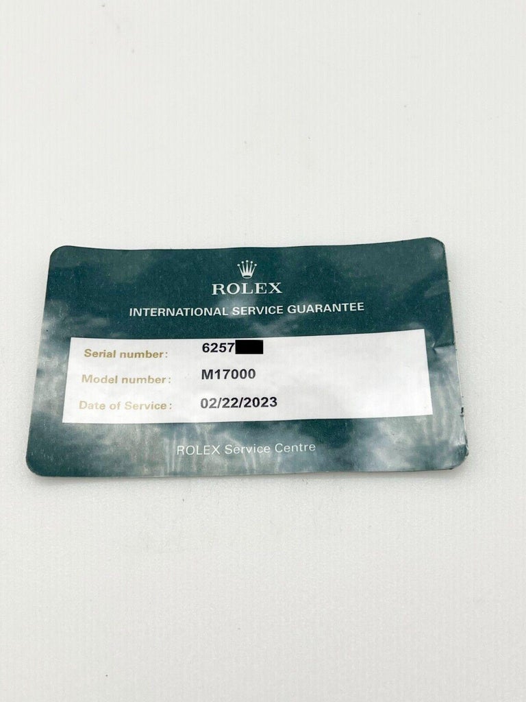 Rolex Datejust 17000 Oysterquartz Black Dial Stainless Steel Service ...
