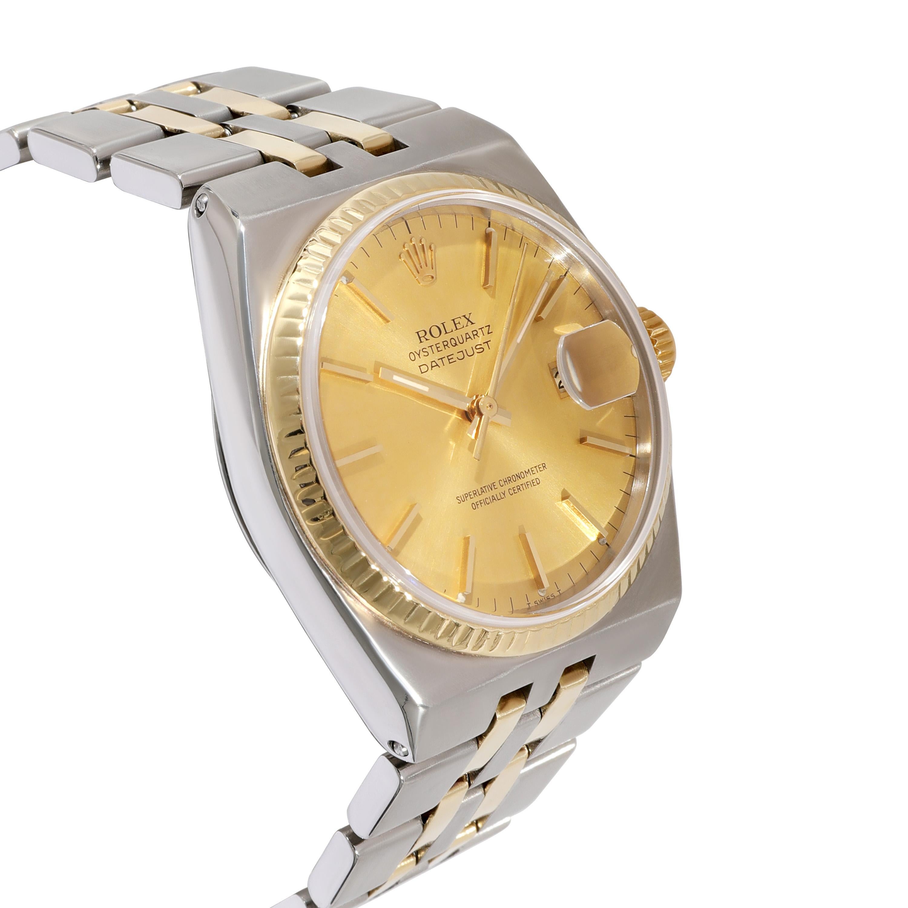 Rolex Datejust 17013 Men's Watch in 18kt Stainless Steel/Yellow Gold at ...