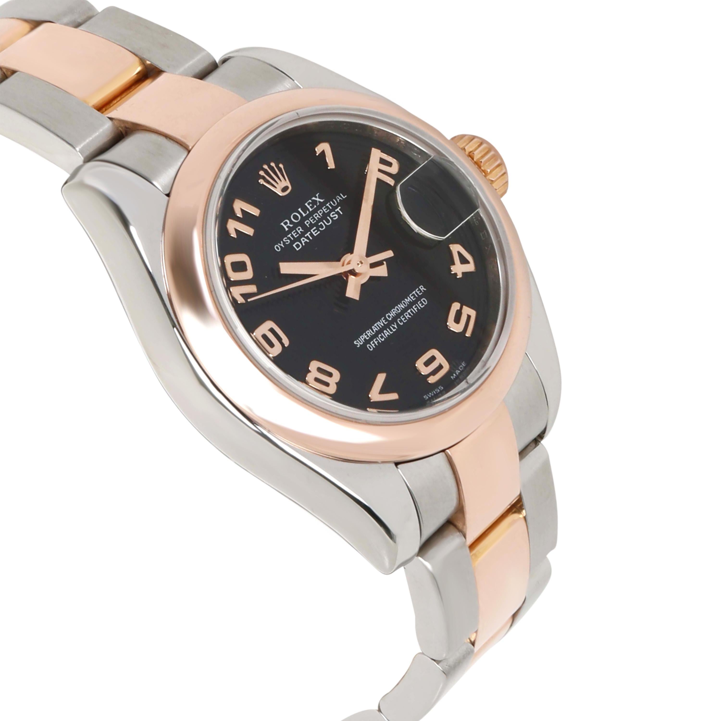 Rolex Datejust 179161 Women's Watch in 18 Karat Stainless Steel/Rose ...