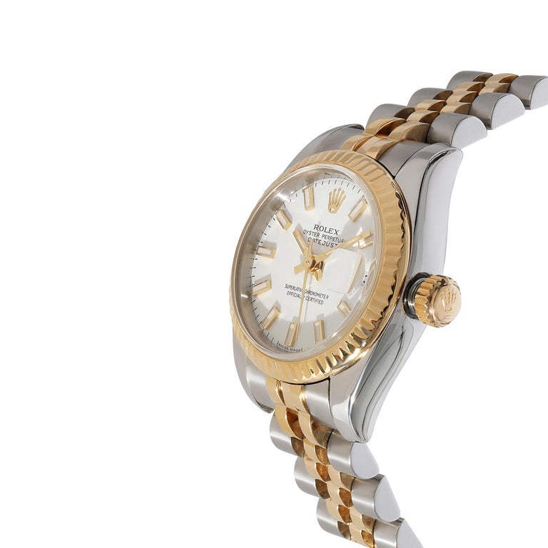 Rolex Datejust 179173 Women's Watch in 18kt Stainless Steel/Yellow Gold For Sale at 1stDibs