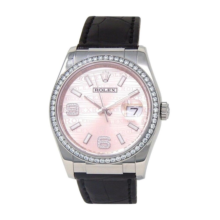 Rolex Datejust 18 Karat White Gold Men's Watch Automatic 116189 For ...