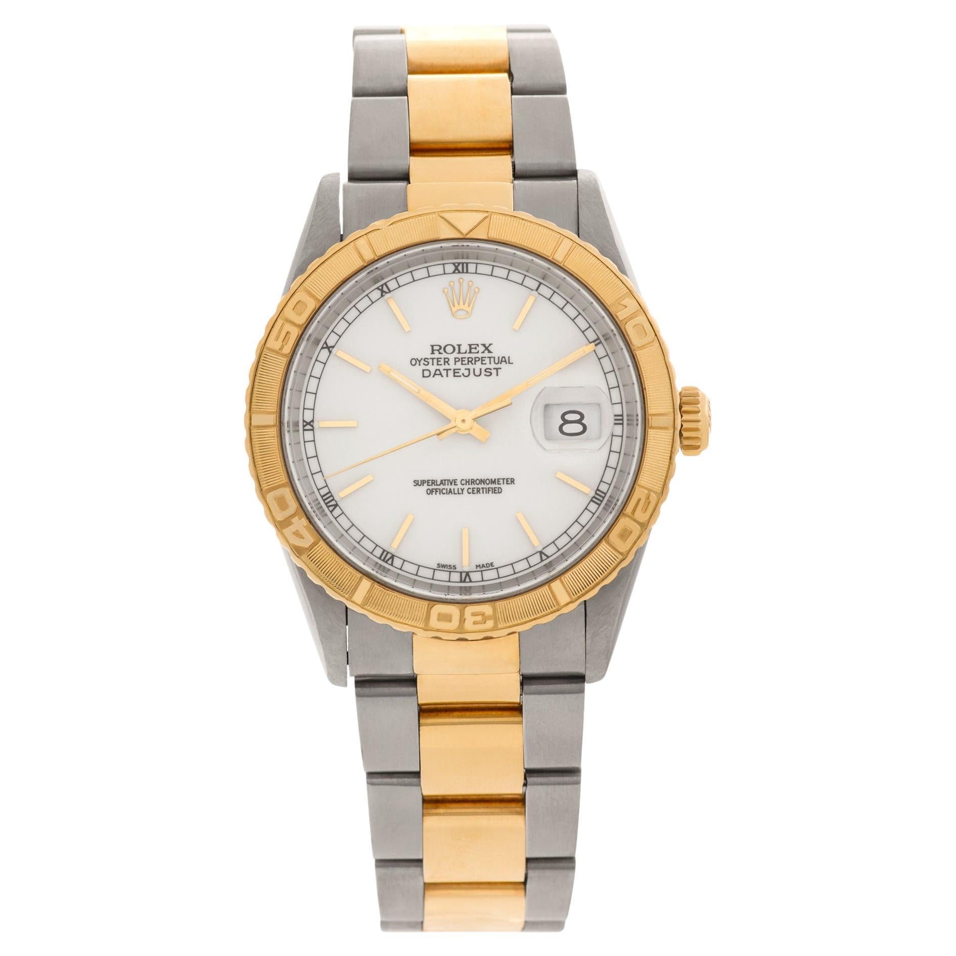Certified Authentic Rolex Datejust 6960, White Dial For Sale at 1stDibs