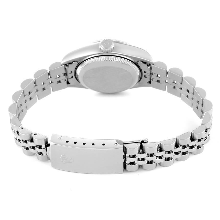 Rolex Datejust 26 Steel White Gold Silver Dial Ladies Watch 79174 at ...