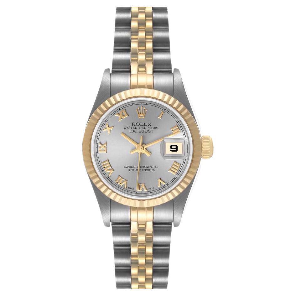 Rolex Datejust Steel Yellow Gold Diamond Ladies Watch 79173 For Sale at ...