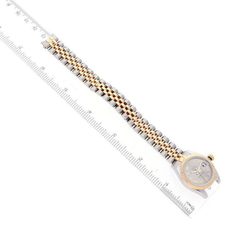 Rolex Datejust 26 Steel Yellow Gold Sunbeam Dial Ladies Watch 179173 ...