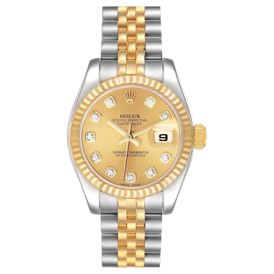 Rolex Datejust 179173 Women's Watch in 18 Karat Stainless Steel/Yellow ...