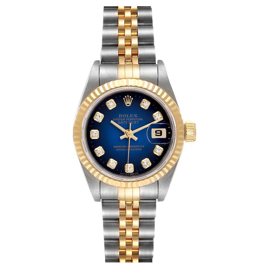 New Ladies Rolex Two Tone 26mm Oyster Datejust White Roman Dial Watch ...