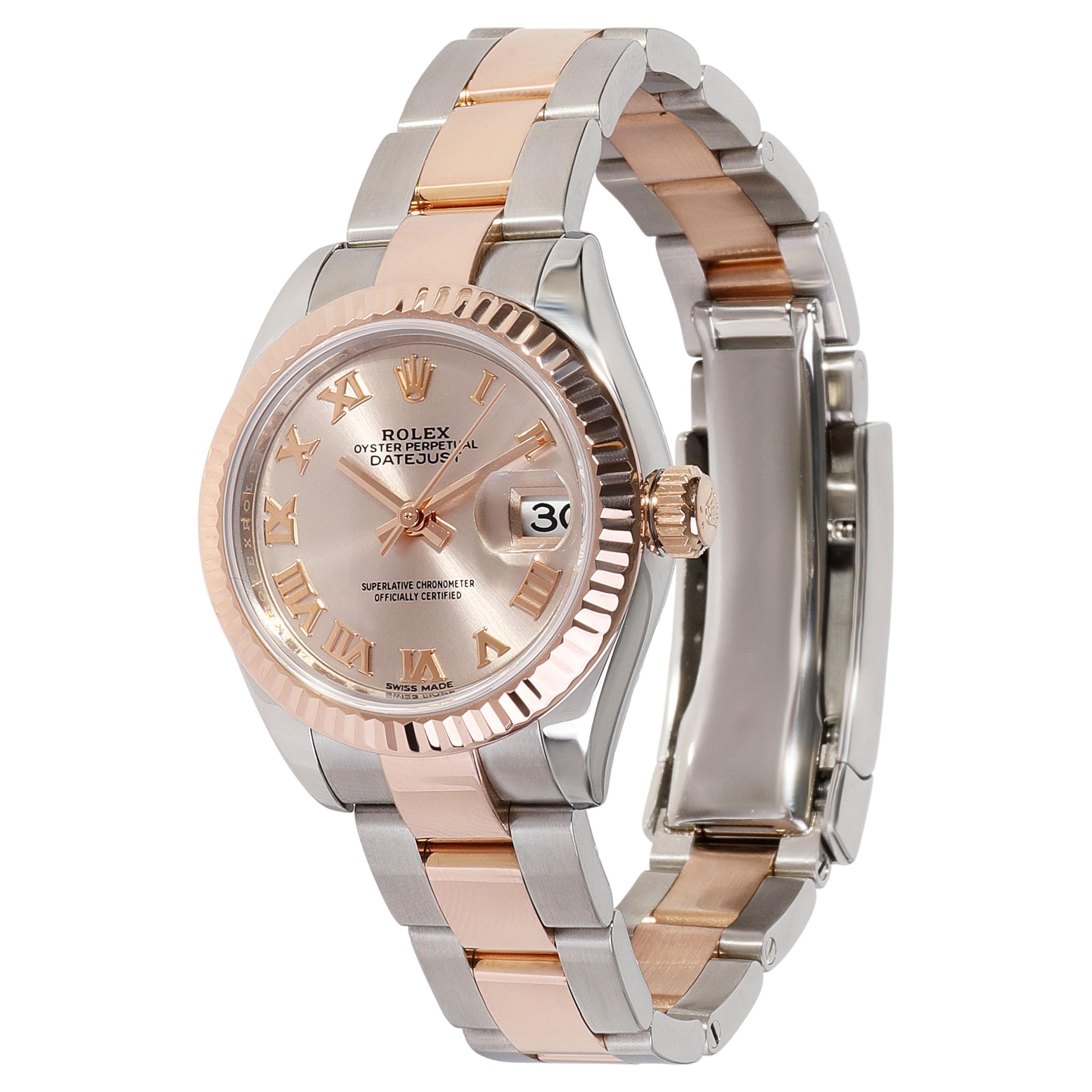 Rolex Women's Modele Depose #1401 18 Karat Watch Cameleon Leather Band ...