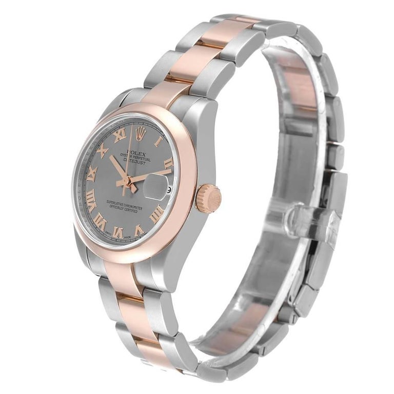 Rolex Datejust 31 Midsize Steel Rose Gold Ladies Watch 178241 Box ...