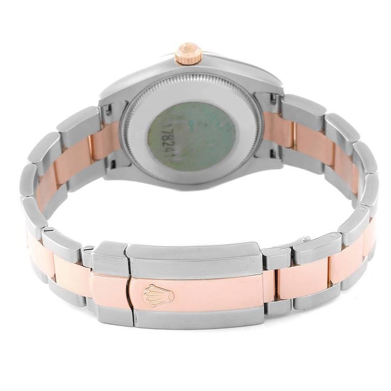 Rolex Datejust 31 Midsize Steel Rose Gold Ladies Watch 178241 Box ...