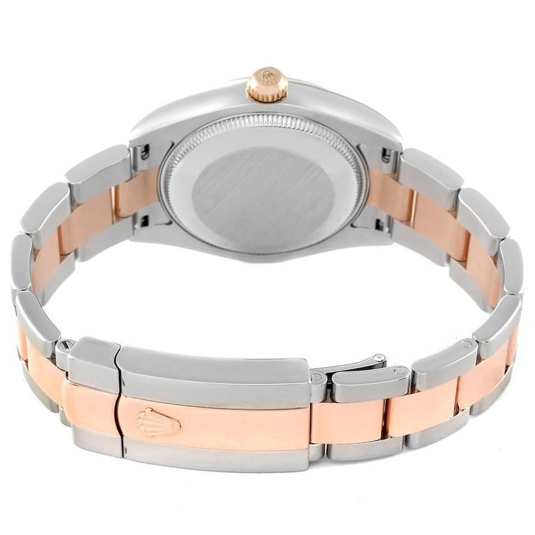 Rolex Datejust 31 Midsize Steel Rose Gold Sunbeam Dial Ladies Watch ...