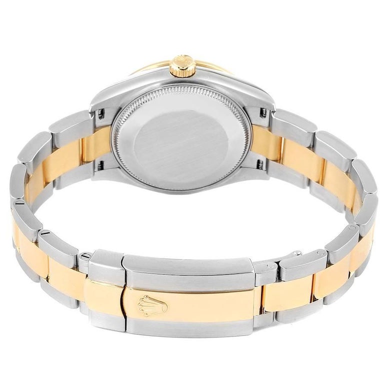 Rolex Datejust 31 Midsize Steel Yellow Gold Diamond Ladies Watch 278383 ...
