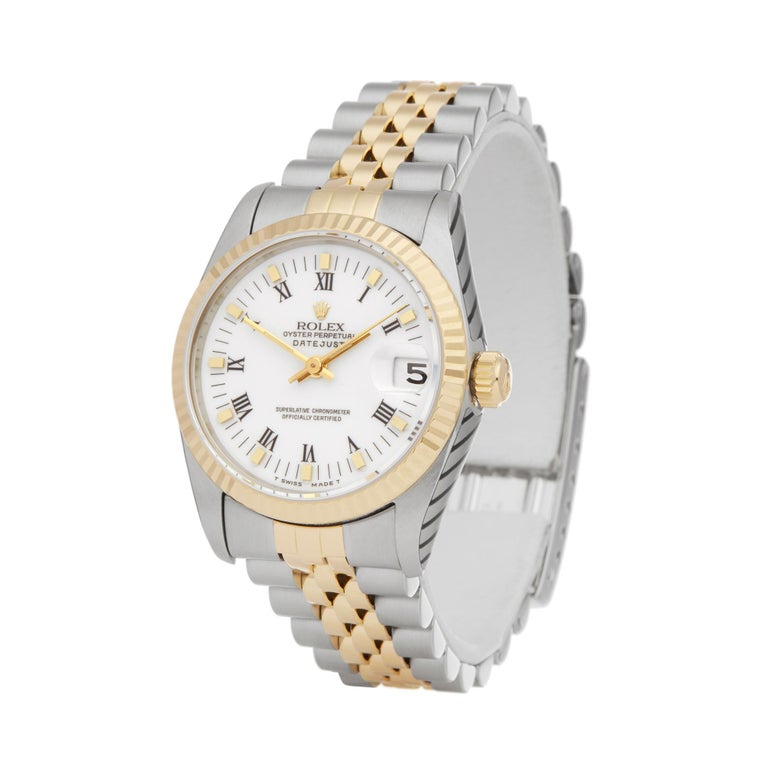 Rolex Datejust 31 Stainless Steel and Yellow Gold 68273 at 1stDibs