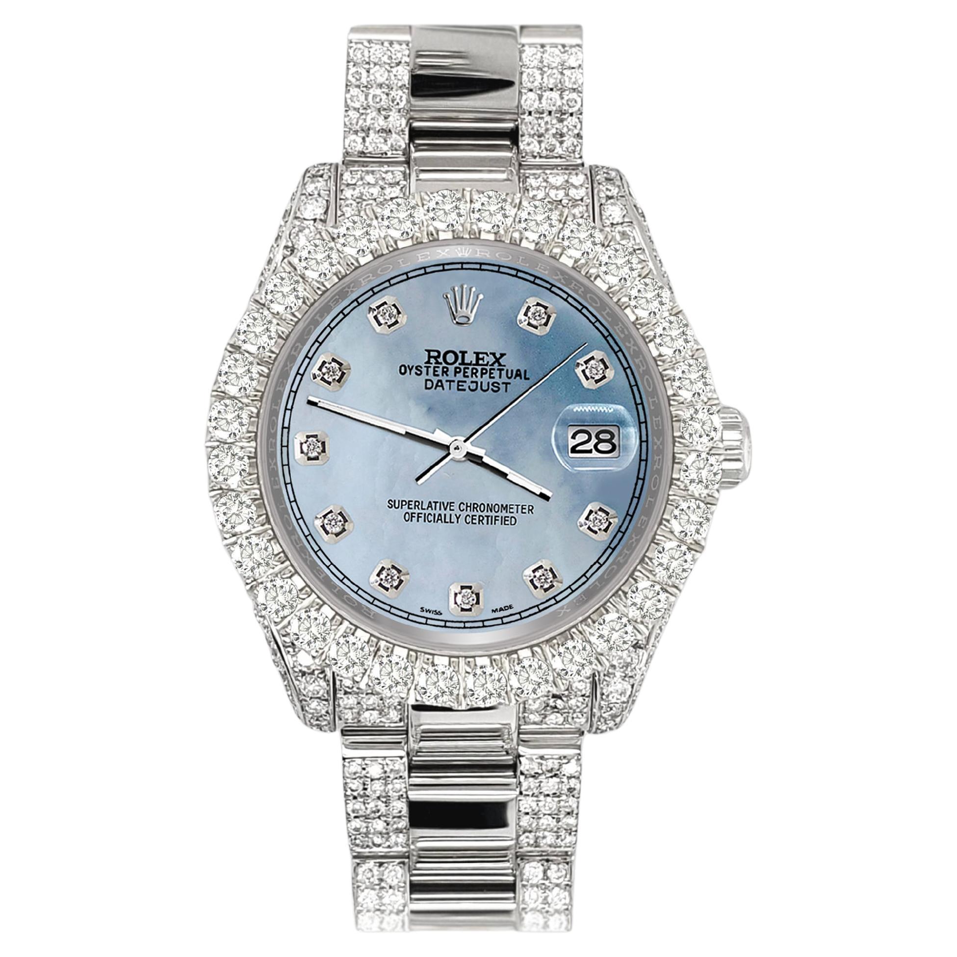 Rolex Montre Datejust 31mm avec cadran de suivi en diamants blancs ...