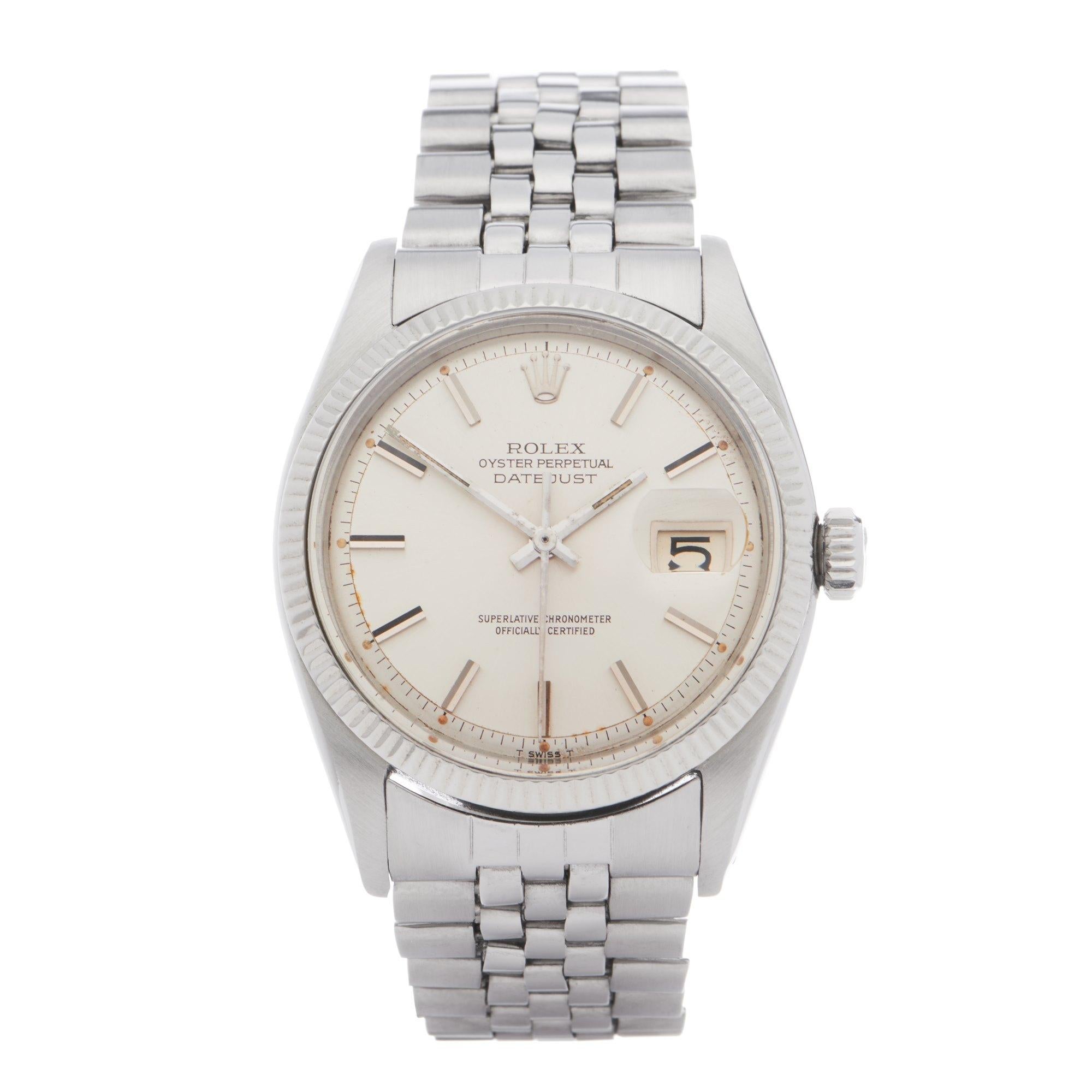 Rolex Datejust 36 Stainless Steel 16234 at 1stDibs
