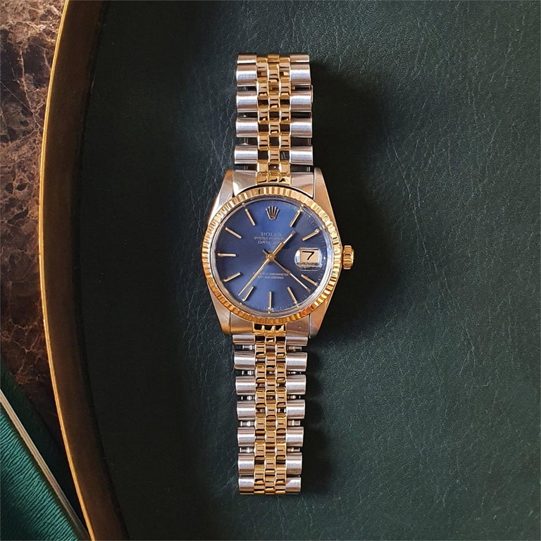 Rolex Datejust 36 16013 Unisex Stainless Steel Watch at 1stDibs
