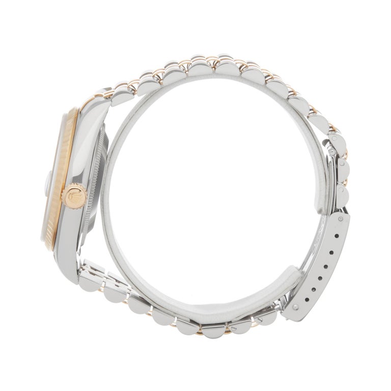 Rolex DateJust 36 Diamond Graduated Stainless Steel and Yellow Gold ...