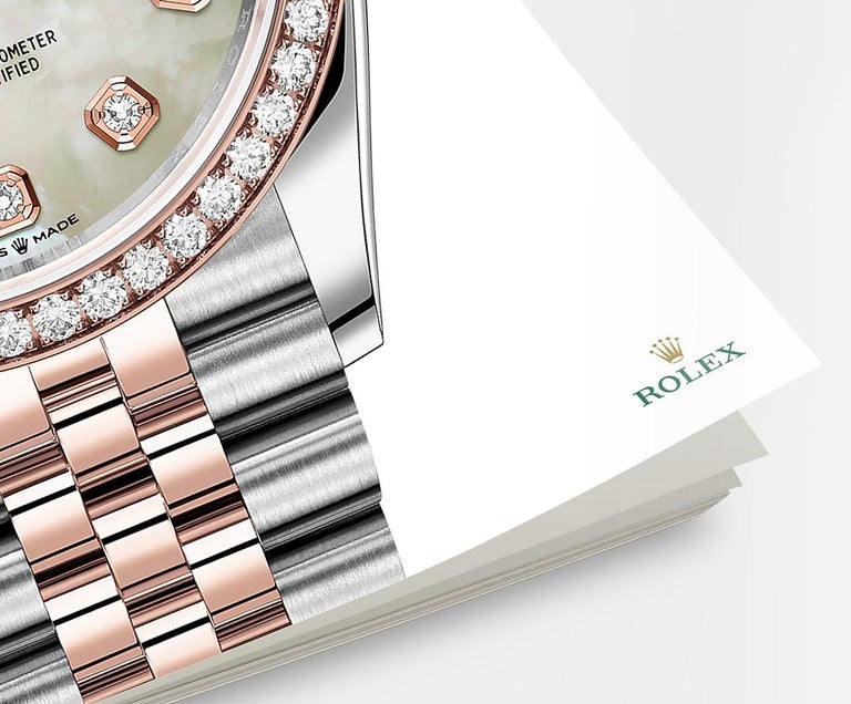 Rolex Datejust 36, RG/SS, Ref# 126281RBR-0009, Unworn Watch, Complete ...