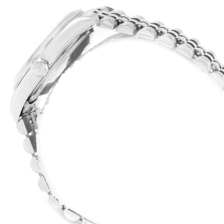 Rolex Datejust 36 Silver Dial Jubilee Bracelet Steel Men's Watch 16200 ...