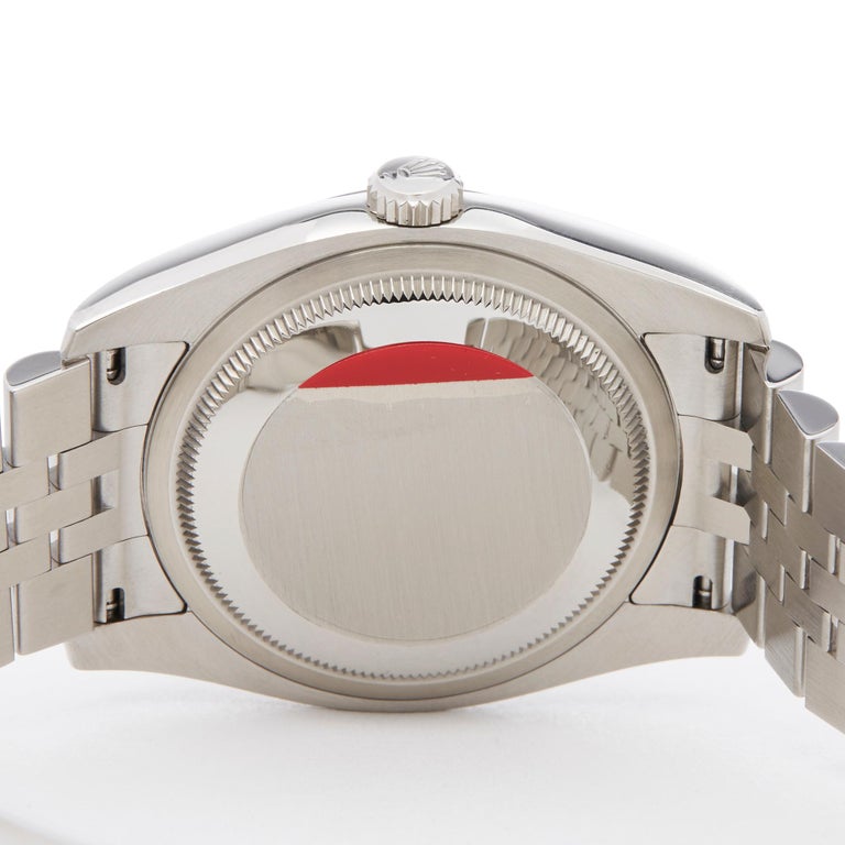 Rolex Datejust 36 Stainless Steel 116234 Wristshot at 1stDibs | rolex ...