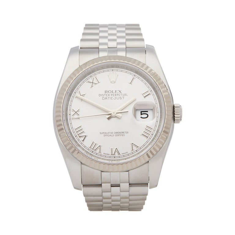 Rolex Datejust 36 Stainless Steel 116234 Wristshot at 1stDibs | rolex ...