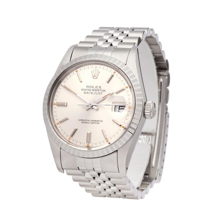 Rolex Datejust 36 Stainless Steel 16030 Wristwatch at 1stDibs
