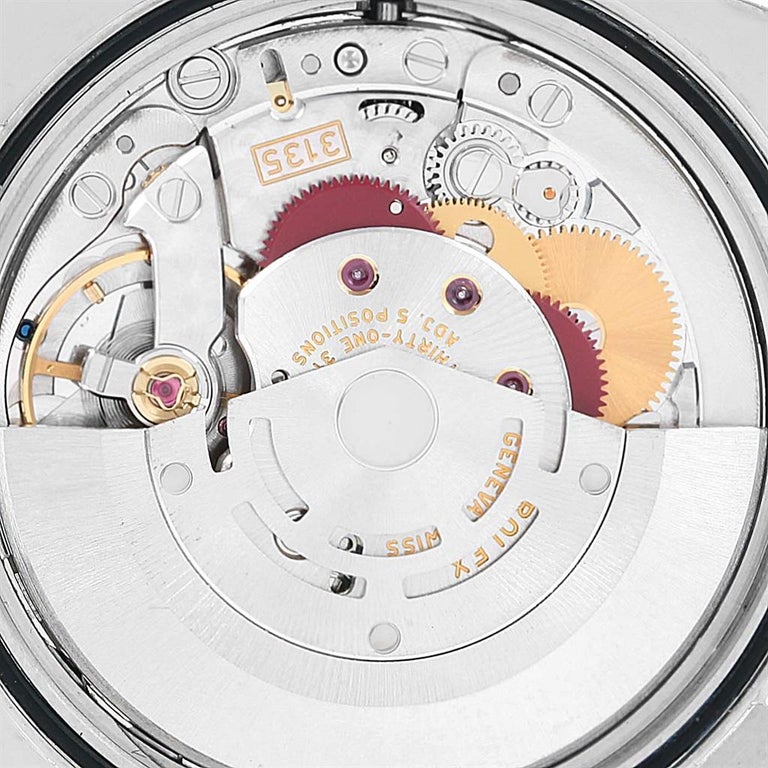 Rolex Datejust 36 Steel Rose Gold Black Concentric Dial Watch 116201 ...