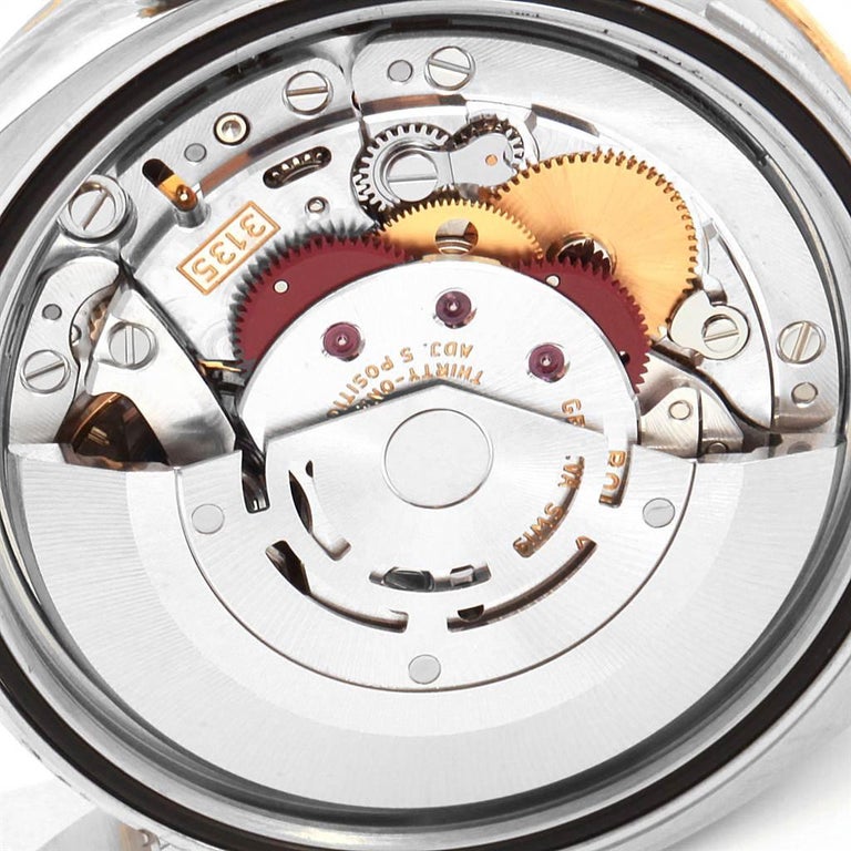 Rolex Datejust 36 Steel Yellow Gold Bronze Flower Dial Watch 116243 For ...